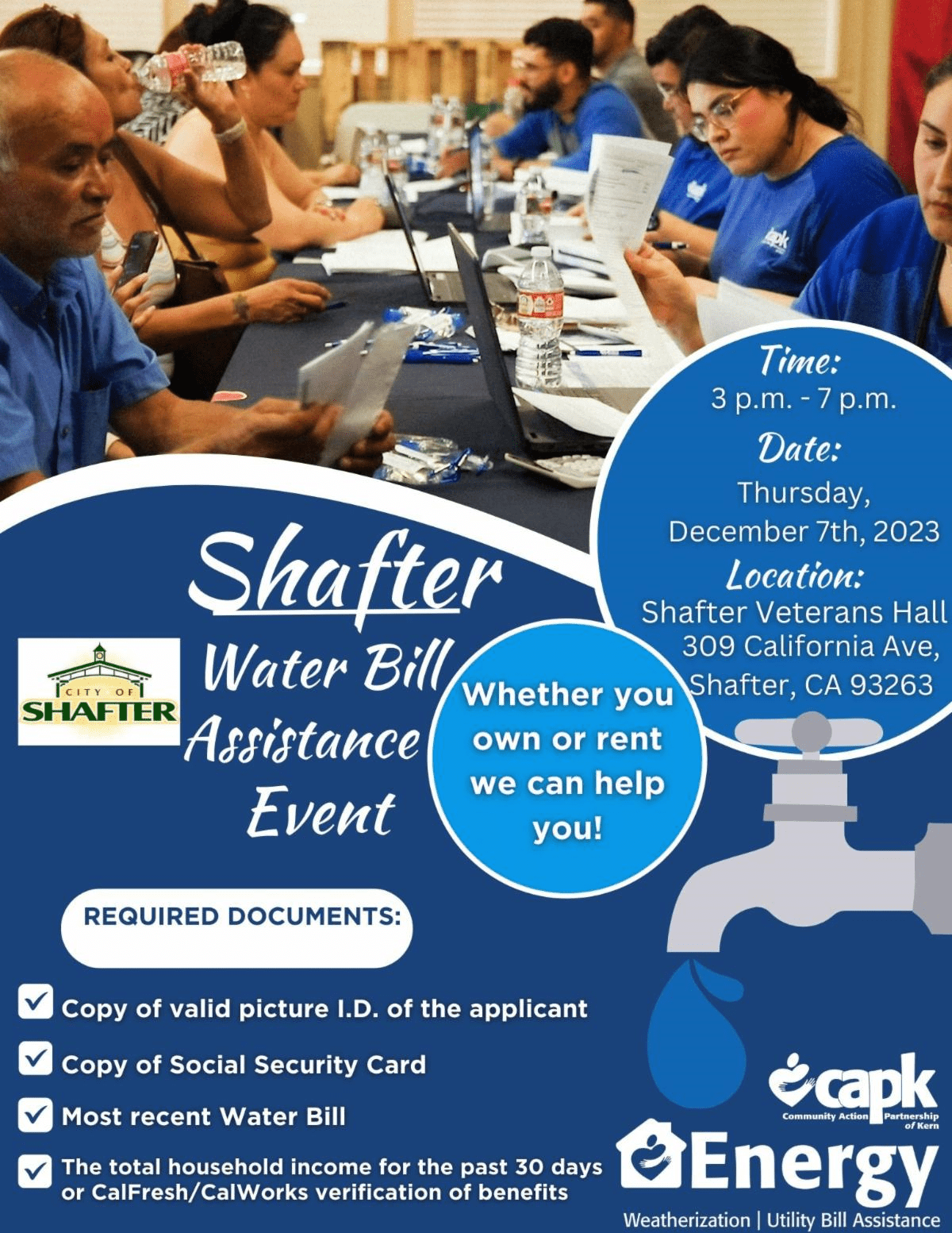 Water_Shafter - CAPK | Community Action Partnership of Kern