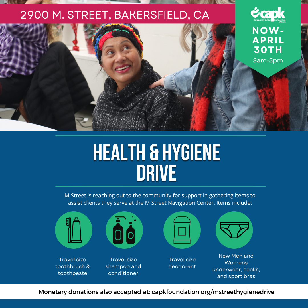 2024 health and hygiene drive - CAPK | Community Action Partnership of Kern