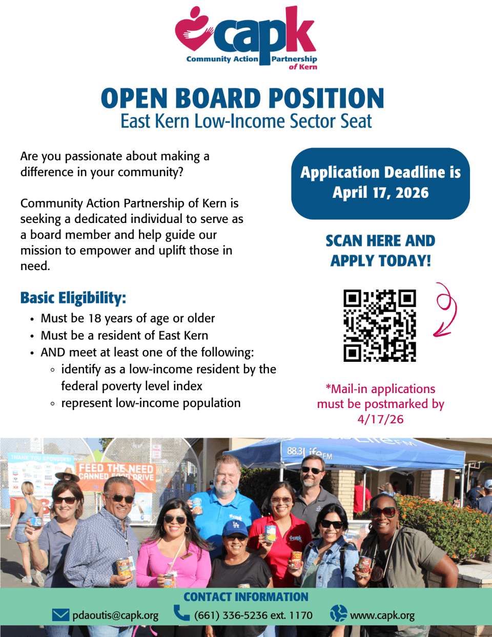Community Support | Get Involved | Community Action Partnership